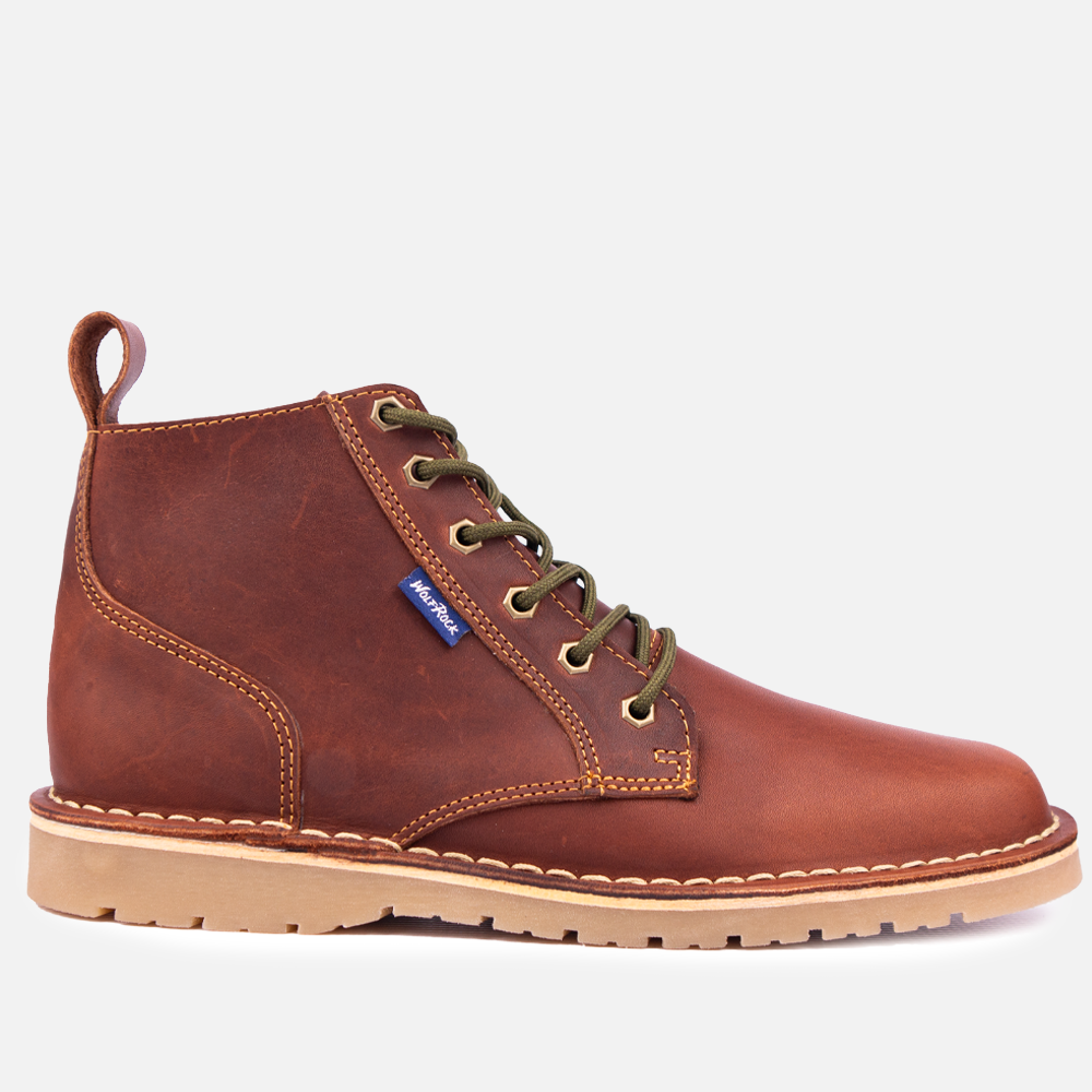 Wolf Rock Jason Boot Men's Genuine Leather Lace-Up Boot - Cognac – Shop ...